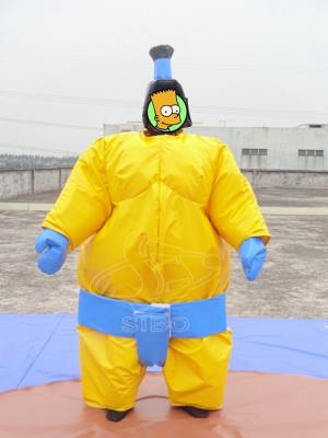 Cina Vestiti gonfiabili colorati di sumo, sumo gonfiabile adulto che strappa i costumi in vendita