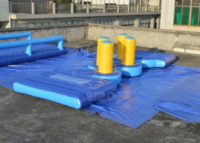 中国 楽しみの大人の膨脹可能な障害物コース/幼稚園の膨脹可能な遊園地 販売のため
