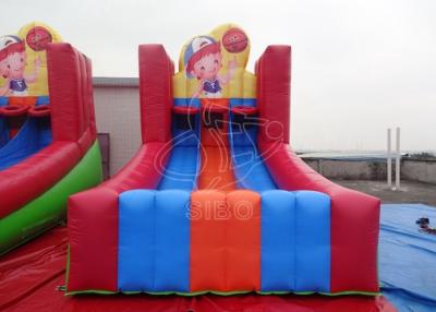 Cina giochi gonfiabili di sport di pallacanestro gonfiabile del PVC di 0.4mm per il campo da giuoco in vendita