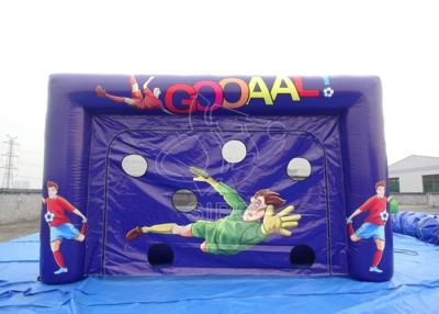 Cina Gioco di calcio gonfiabile rosso & blu per i bambini, scopi di calcio dei giochi della famiglia in vendita