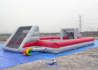 Cina giochi gonfiabili dell'acqua di 9*6*2m del campo di calcio della famiglia di divertimento di calcio gonfiabile fresco del parco in vendita