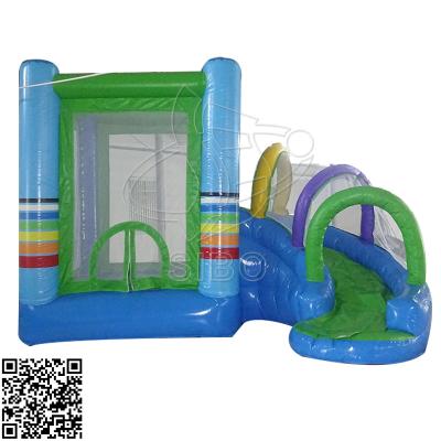 中国 幼い子供は子馬の受諾可能なスライド ODM/OEM が付いている膨脹可能な跳ね上がりの家をします 販売のため