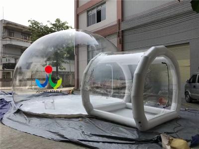 China 6X8M PVC Bubble Inflatable Tent Transparent Camping Tent Inflatable clear bubble tent for sale