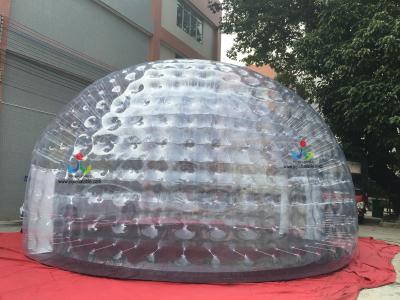 China Dia 8M Large Inflatable Transparent Dome Tent Inflatable Bubble Tent For Party Event for sale