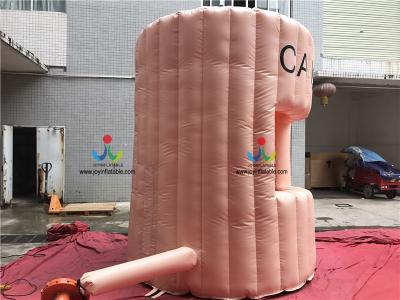 China Joyinflatable 2.5X2.5X3M Promotion Advertising Cube Inflatable Booth /Small Shop Tent For Sale for sale