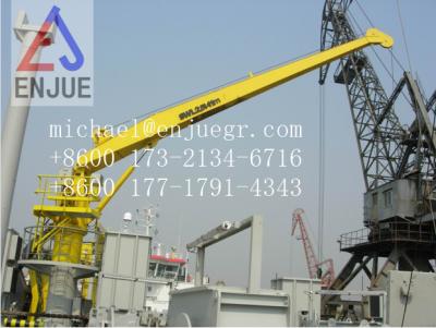 China 8 Ton - 220 Ton Telescoping Boom Tuck Fixed Boom Marine Cranes for sale