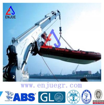 China Hydraulic Knuckle Telescopic Boom Offshore Ship Crane for Marine for sale