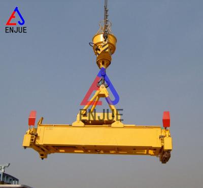 China 20' 40' telescopic hydraulic container spreader lifting beam spreader per container for sale