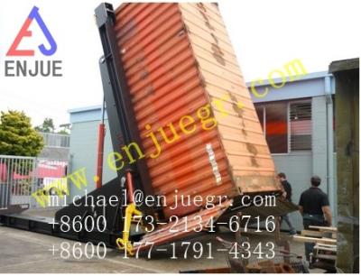 China 20FT 30FT 40FT 45FT Hydraulic Container Tilter Container Tilting Container Loaders Unloaders for sale