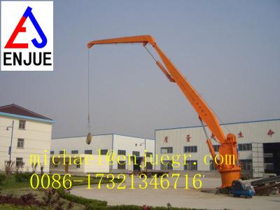China Fully Automatic Knuckle-Boom Telescopic Hydraulic Marine Deck Crane for sale