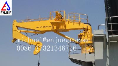 China Fully Automatic Knuckle-Boom Telescopic Hydraulic Marine Deck Crane for sale