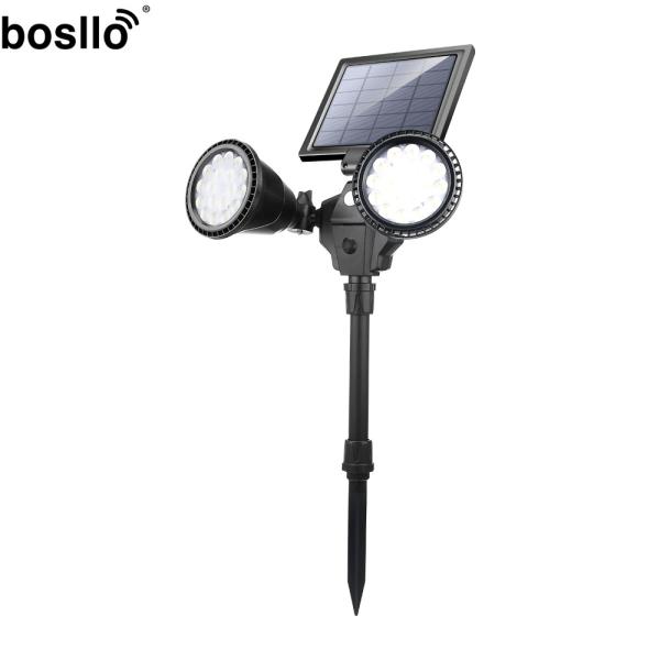 IP65 Waterproof Solar Induction Lamp Warm Light 3000K 3.7V 2600mA