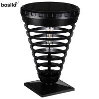 China IP65 Waterproof Solar Powered Security Light Black CE Certificate for sale
