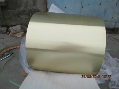 Cina Le azione di alluminio dell'anti bobina dei batteri hanno ricoperto 0.16MM dorati per la bobina del condensatore in vendita
