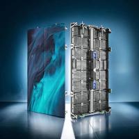 Quality Panel Size 500 1000mm Outdoor Transparent LED Screen Full Color Tube Chip Video for sale