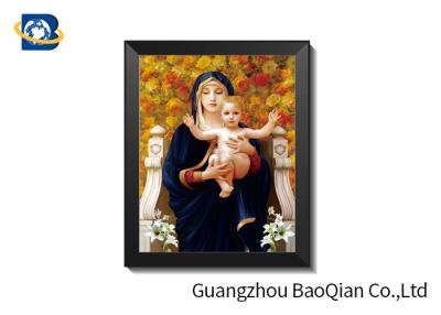 China Mure a Virgem Maria da aleta Lenticular da decoração/imagem religiosas de Jesus/deus 3D à venda