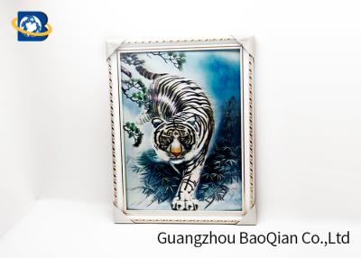 Cina Spessore domestico di immagine 0.6MM di vibrazione di stampa della parete della tigre delle foto degli animali dell'immagine 3D della decorazione in vendita