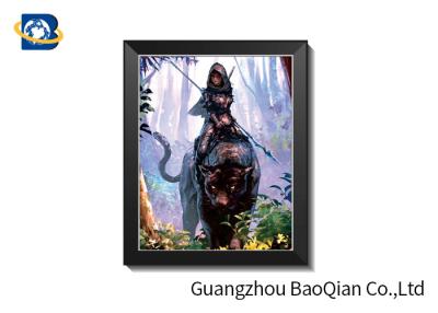China 3d o presente original 3d Lenticular moldou a imagem com menina animal/bonita à venda