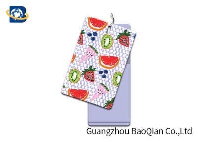 Cina I bagagli lenticolari dell'immagine Colourful della frutta 3D etichettano, etichette su ordinazione di caduta con effetto di vibrazione 3D in vendita