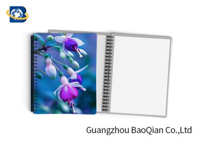 China o material do ANIMAL DE ESTIMAÇÃO de 0.6mm personalizou artigos de papelaria Lenticular espirais dos cadernos 3D à venda