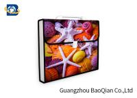 China Lenticular Plastic Envelope Folder , Expanding Document Folder 3D UV Printing for sale