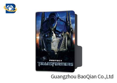 China Transformers 3D Lenticular Printing Service , Plastic Document Folder Flip Effect for sale
