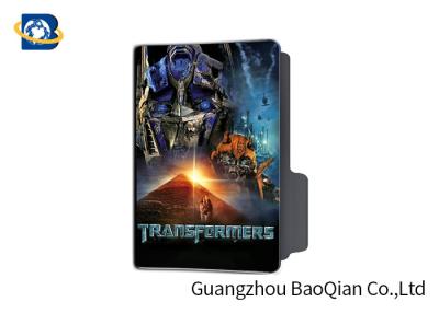 China Transformers 3D Lenticular Printing Service , Plastic Document Folder Flip Effect for sale