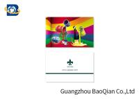 China Customized 3D Lenticular Card Round / Square Shape Support Printing Service for sale
