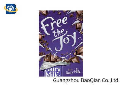 China Petiscos/cartaz 3D Lenticular propaganda do chocolate, foto Lenticular que imprime o projeto impressionante à venda