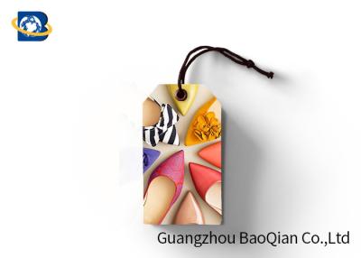 Cina la caduta su ordinazione della scarpa di immagine 3D etichetta, calza l'ANIMALE DOMESTICO lenticolare/pp delle etichette/materiale della carta in vendita