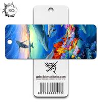 China Plentiful Designs Deep 3D Lenticular Bookmark / Personalized Picture Bookmarks for sale