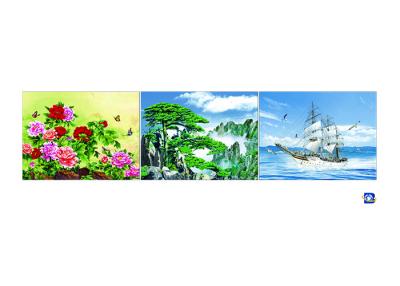 Cina immagini triple del manifesto 3 della parete del fiore di transizione di 3D 30x40cm per il ristorante in vendita