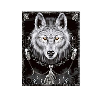 China Dierlijke 3D Lenticular Beelden voor Bureaudecoratie/3D Wolfsbeeld Te koop