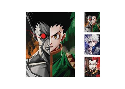 China Van de de Tik 3D JAGER × van de filmlaminering Lenticular van de de JAGERS Drievoudige Overgang Affiche van Anime voor Bevordering Te koop