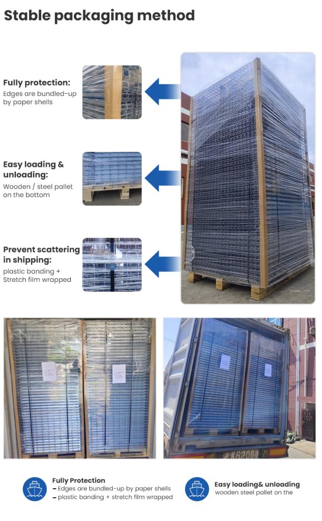 High Quality Steel Wire Mesh Decking Suitable for Pallet Rack storage system 4