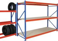 China Warehouse Storage Longspan Racking / Iron Shelf Rack Medium Duty for sale