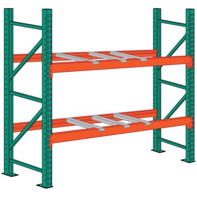 China Teardrop Heavy Duty Steel Selective Pallet Racking System For Warehousing Solutions for sale