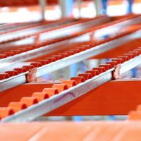 China ACERACK Gravity Roller Racking , Flow Through Racking System For Warehouse Storage for sale