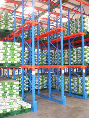 China Customized Warehouse Drive In Drive Through Racking System For Cold Storage for sale