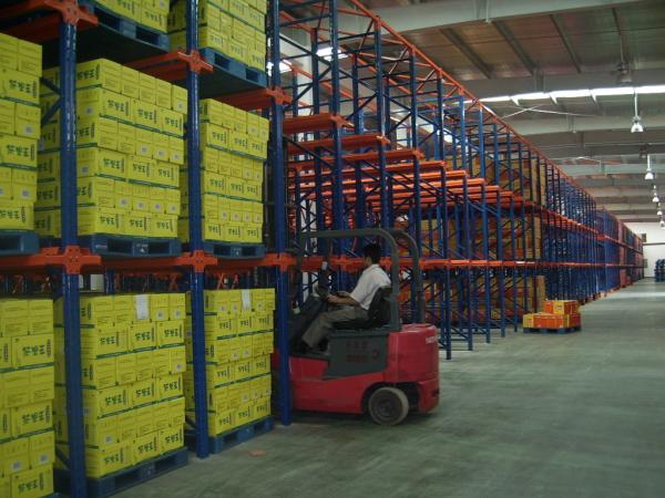 Specialized Customized FIFO Pallet Flow Rack System With 1-3 Ton Capacity