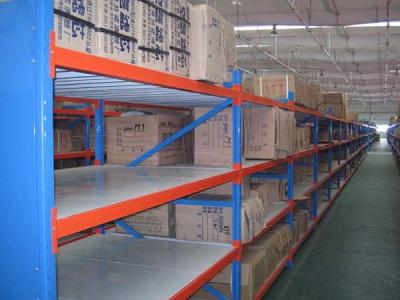 China Lightweight Long Span Shelves Storage Warehouse Rack With Robust Design FEM Standard for sale