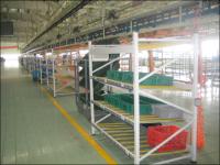 China High Storage Efficiency Flow Through Racking Warehouse Storage Shelves With Rollers System for sale