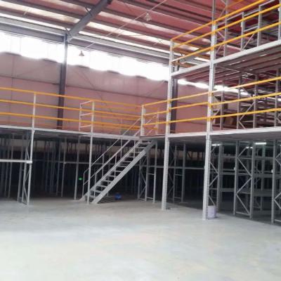 China Plataforma de construção de aço de armazém proteção contra incêndio proteção industrial de armazenamento mezzanine à venda