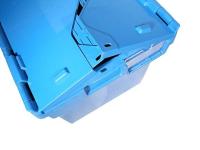 China Logistic Industrial Storage Moving Stack And Nest Plastic Warehouse Storage Tote Boxes for sale