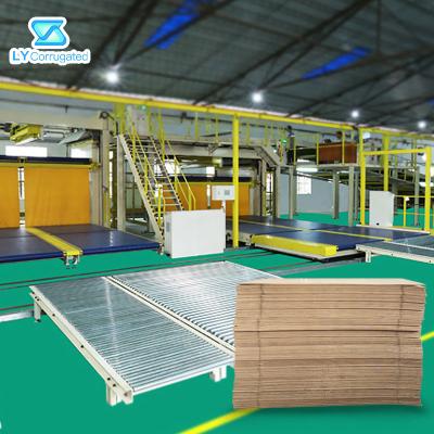 China PLC Corrugated Cardboard Machine , Cardboard Hanger Stacker Conveyor for sale