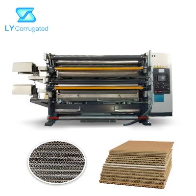 China Pitted Corrugated Paper Glue Dispensing Machine Touch Control Application for sale
