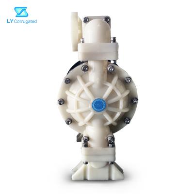 中国 6kgf/Cm2 Corrugated Machine Spare Parts Plastic Shell Pneumatic Diaphragm Pumps For Glue 販売のため