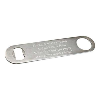 China Good Quality Bartender Bar Blade Stainless Steel Bottle Opener for sale
