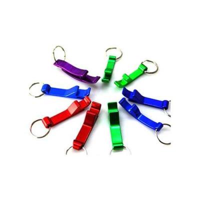 China Cheap Color Aluminum Bottle Opener Keychain for sale