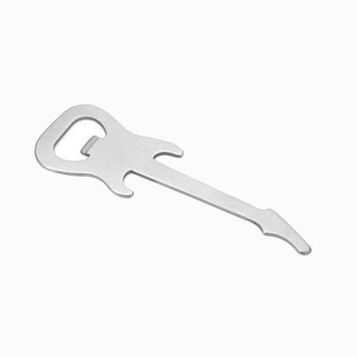 China Best Design Stainless Steel Guitar Shape Bottle Opener for sale